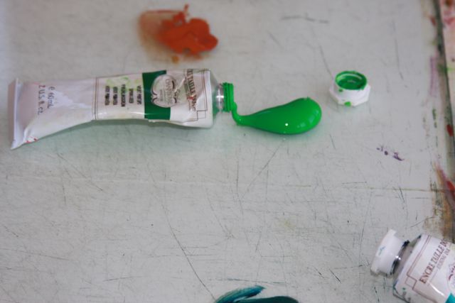 slide show of making a Monotype – P. C. Lawson Monotypes